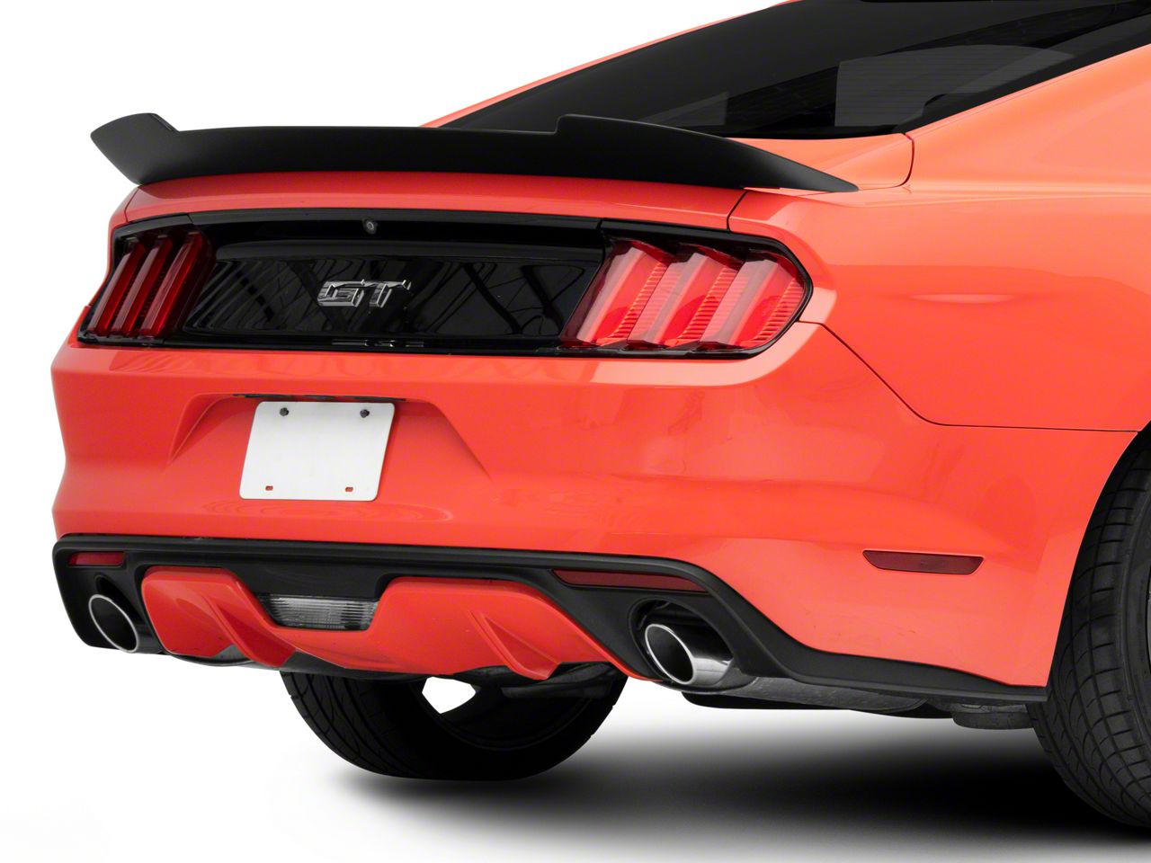 MP Concepts Mustang V-Style Rear Spoiler; Matte Black 415029 (15-23 ...