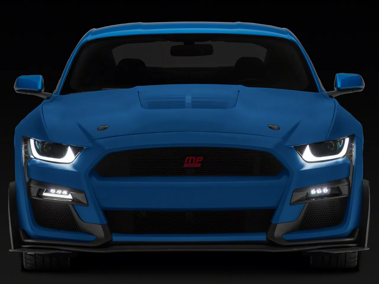 MP Concepts Mustang Widebody Kit; Unpainted 430831 (18-23 Mustang ...