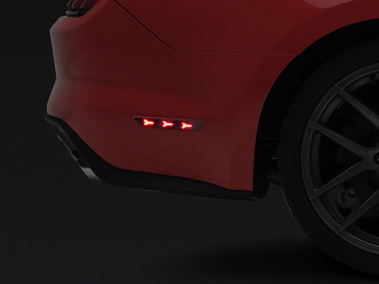 MP Concepts Mustang LED Side Marker Lights; Rear; Smoked 404241 (15-17 ...