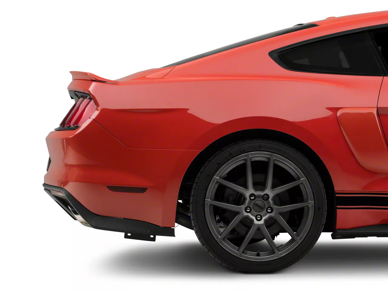 MP Concepts Mustang GT350 Style Rear Bumper and Diffuser Kit; Unpainted ...