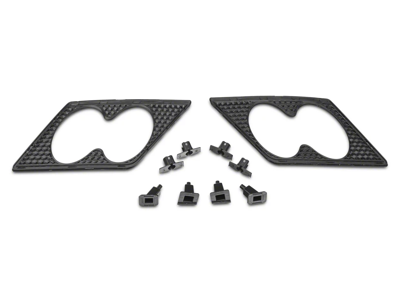 MP Concepts Mustang GT350 Style Rear Bumper and Diffuser Kit; Unpainted ...
