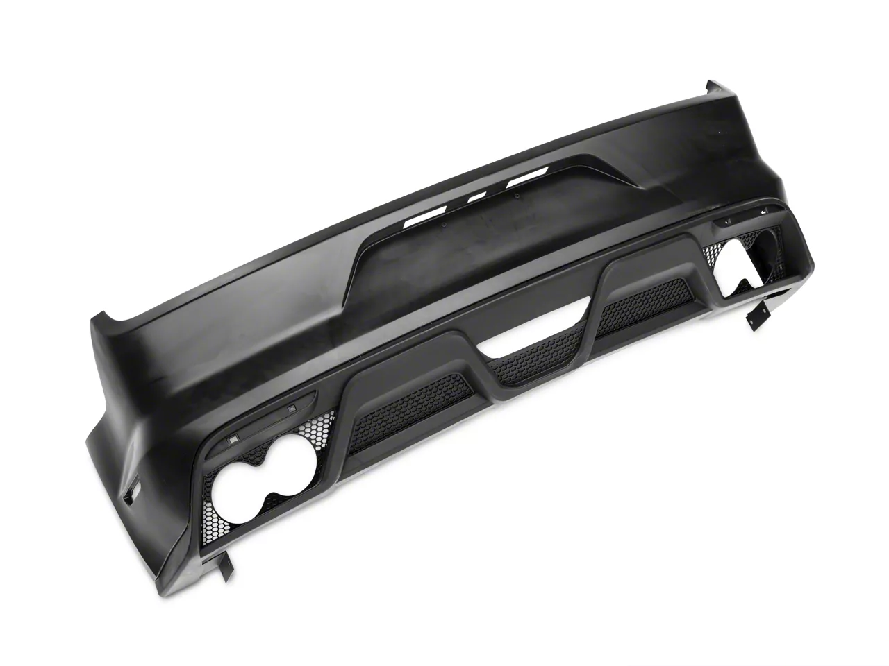 MP Concepts Mustang GT350 Style Rear Bumper and Diffuser Kit; Unpainted ...