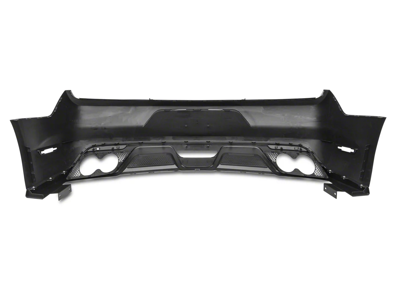 MP Concepts Mustang GT350 Style Rear Bumper and Diffuser Kit; Unpainted ...