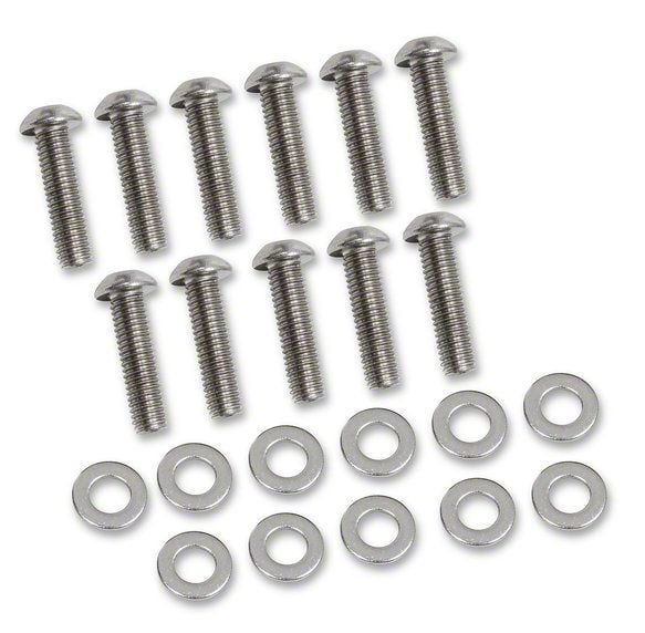 Mr. Gasket Corvette Valley Cover Bolt Set; Stainless Steel 60920G (97 ...