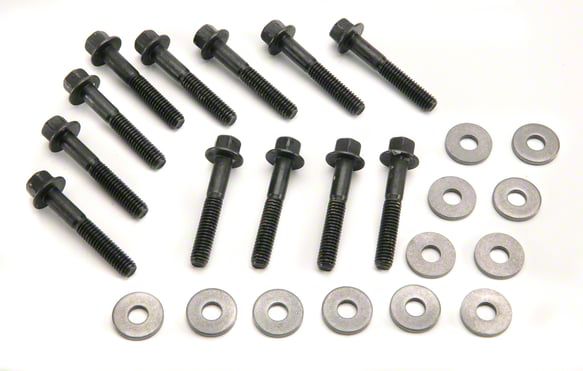 Mr. Gasket Mustang Intake Manifold Bolt Set; Black 6082MRG (79-95 5.0L ...