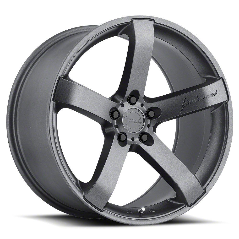 MRR Charger VP5 Matte Gun Metal Graphite Wheel; Rear Only; 20x10.5 ...