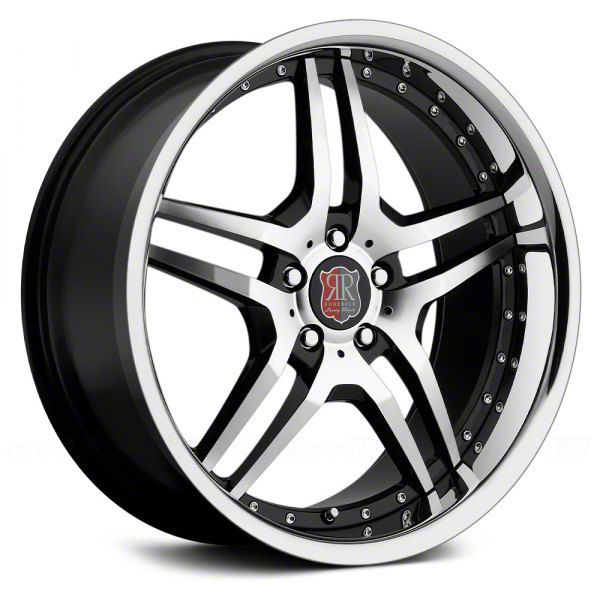 MRR Mustang RW2 Black Chrome Wheel; 20x10; 40mm Offset RW0220A05xx25BK ...