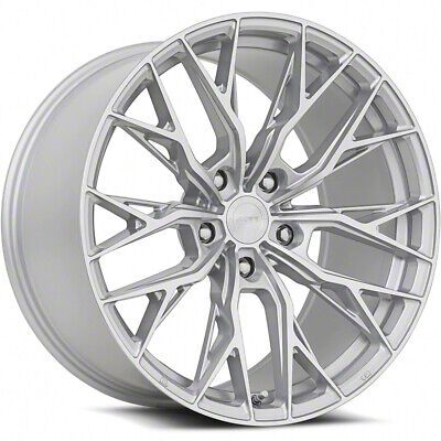 MRR Camaro GF5 Silver Machined Wheel; Rear Only; 20x11; 20mm Offset ...