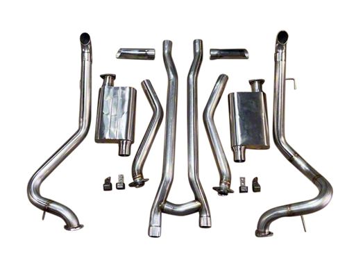 MRT Mustang 2.50-Inch ChamberFlow Cat-Back Exhaust 96Q000 (64-70 V8 ...