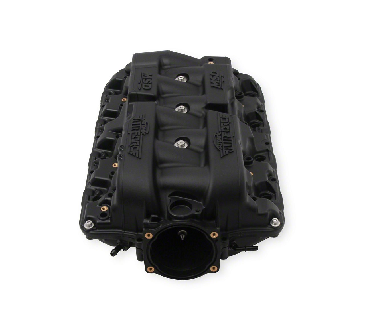 MSD Camaro Atomic Airforce LS1/2/6 Intake Manifold; Black Logo 27023 ...