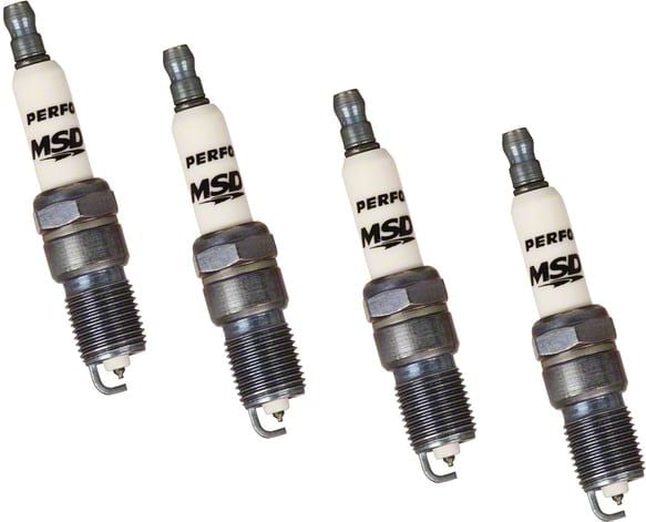 MSD Camaro Iridium Tip Spark Plugs; Set of Four 37134 (93-02 5.7L ...