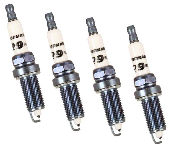 MSD Challenger Iridium Tip Spark Plugs; Set of Four 37294 (09-11 5.7L ...