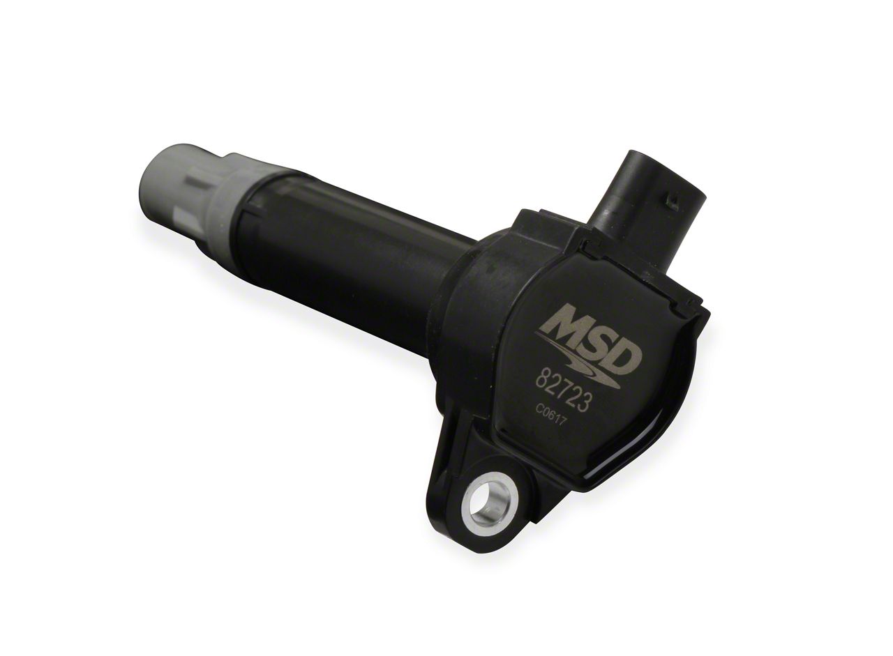 MSD Charger Blaster Series Ignition Coil; Black 82723 (06-10 V6 Charger ...