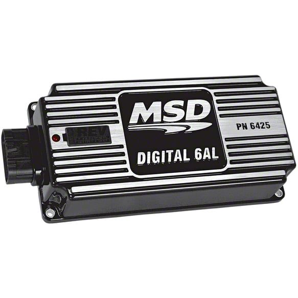MSD Charger Digital 6AL Ignition Control; Black 64253 (Universal; Some Adaptation May Be ...