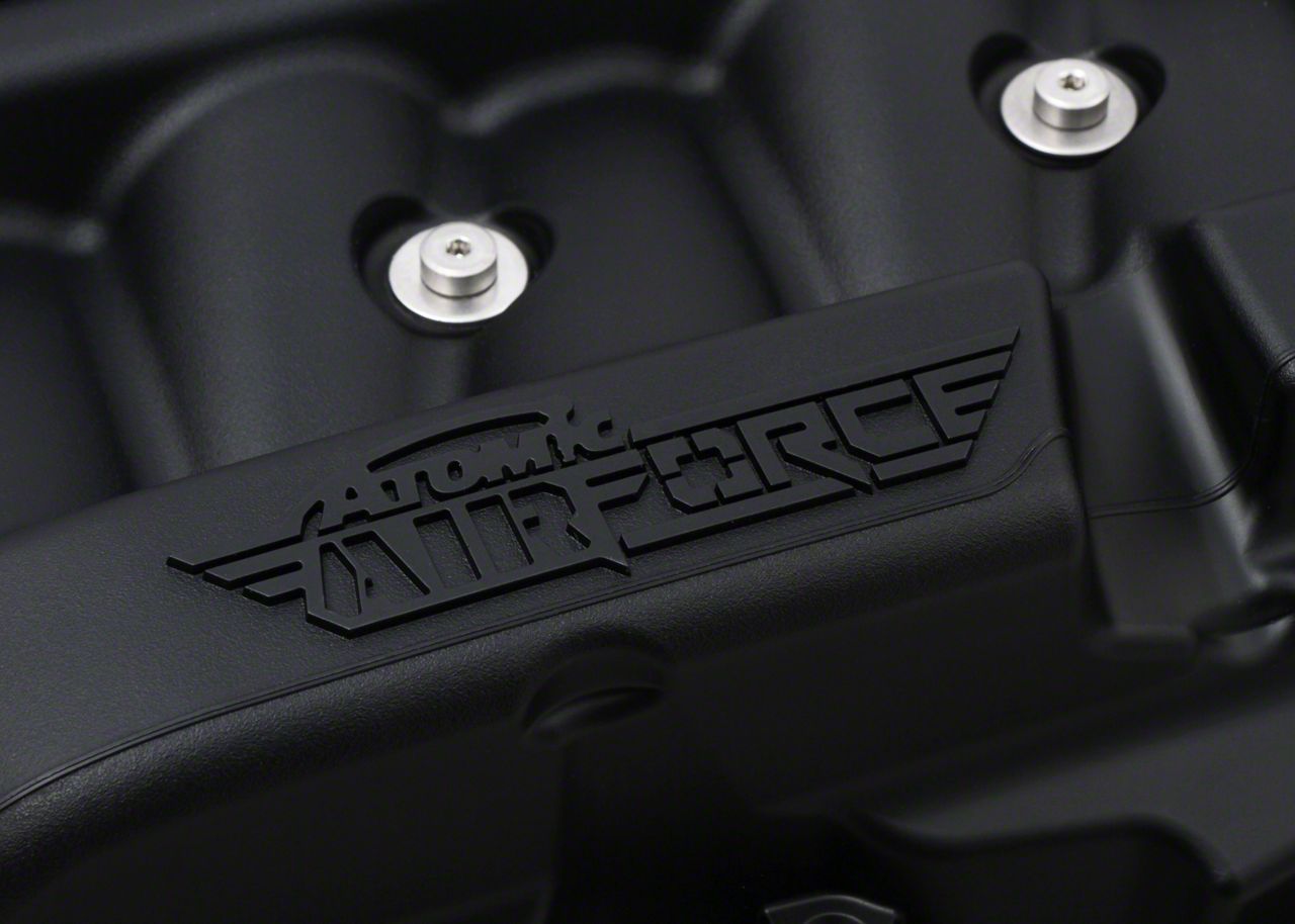 MSD Corvette Atomic Airforce LS1/2/6 Intake Manifold; Black Logo 27023 ...