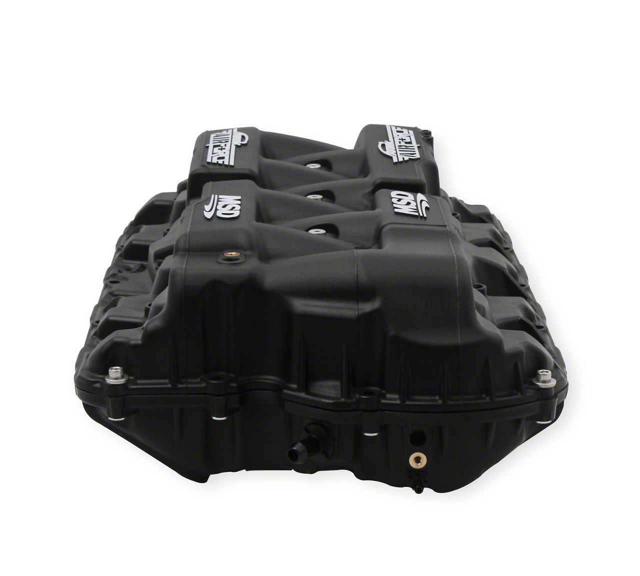 MSD Corvette Atomic Airforce LS1/2/6 Intake Manifold; Silver Logo 27024 ...