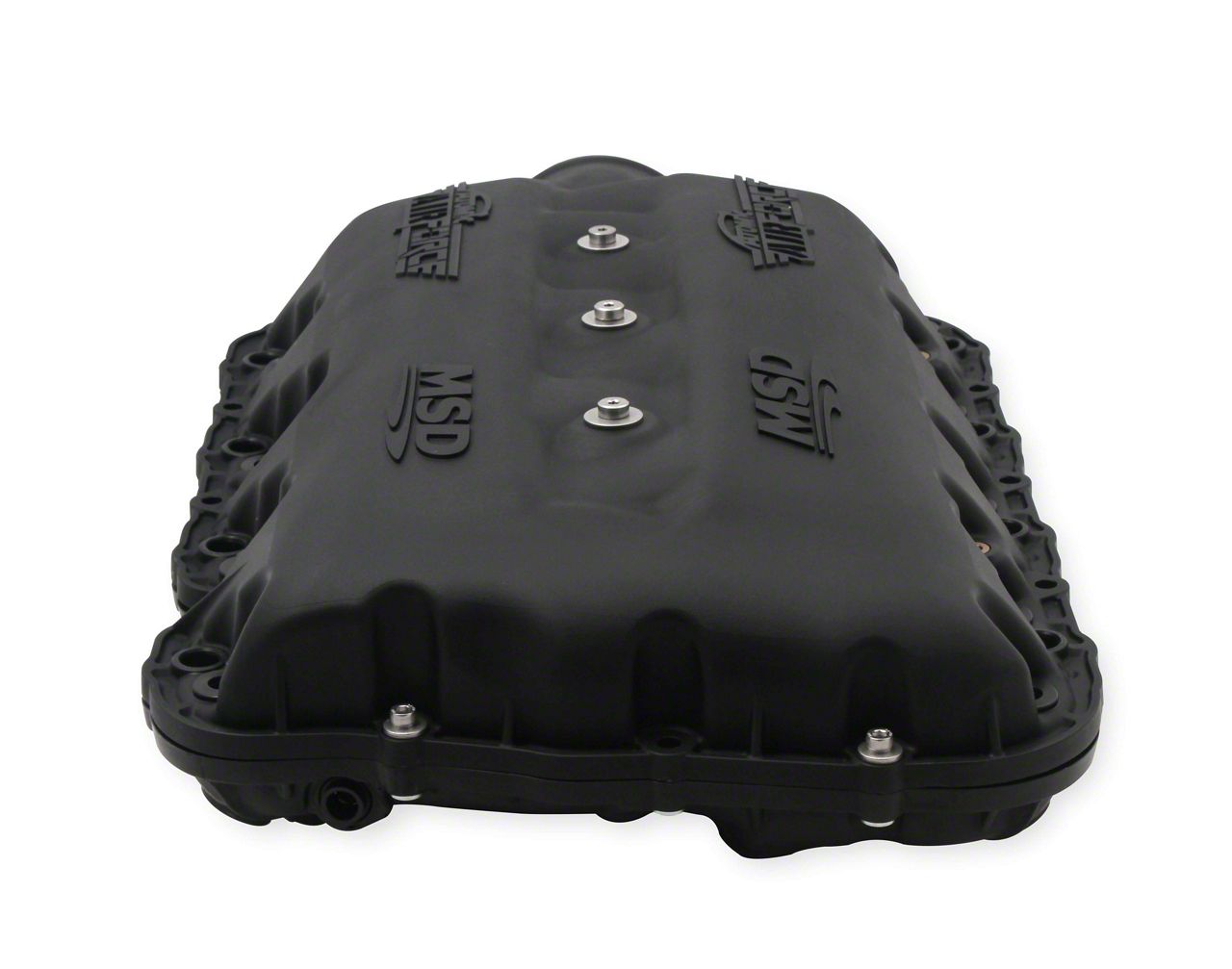 MSD Corvette Atomic Airforce LT1 Intake Manifold; Black Logo 27003 (14 ...