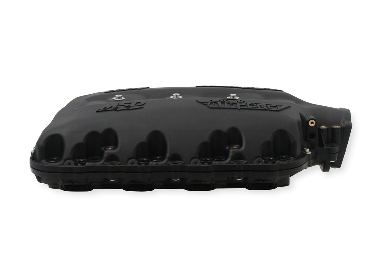 MSD Corvette Atomic Airforce LT1 Intake Manifold; Black Logo 27003 (14 ...