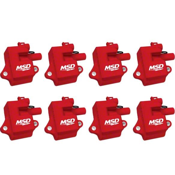 MSD Corvette Pro Power Coil Packs; Red 82858 (97-04 Corvette C5) - Free ...