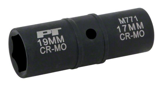 Universal AM 1/2-Inch Drive 17mm/19mm Flip Impact Socket - Free Shipping