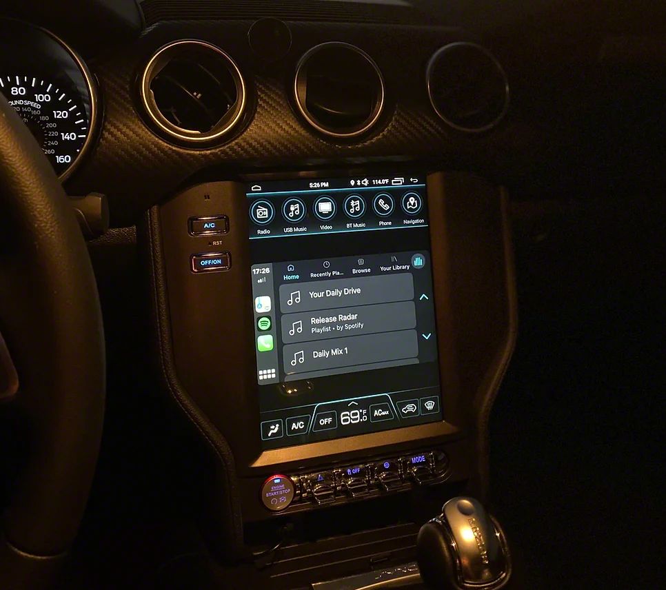 GU AutoTech Mustang 10.40-Inch Touch Screen Multimedia Station ...