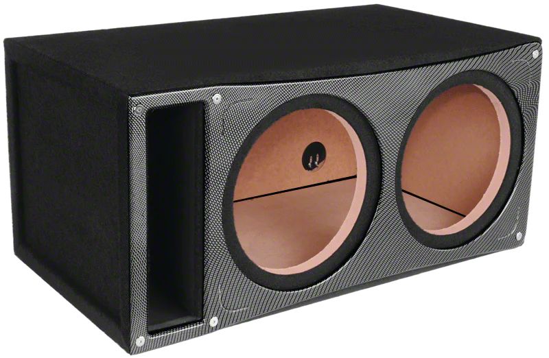 Mustang 12-Inch Dual Vented d Slammer Carbon Fiber Black Subwoofer ...