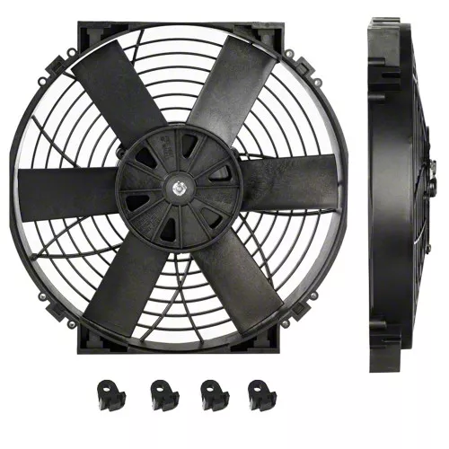 Davies Craig Mustang 12-Inch Thermatic Electric Fan; 12-Volt DC-0162 (Universal; Some Adaptation ...
