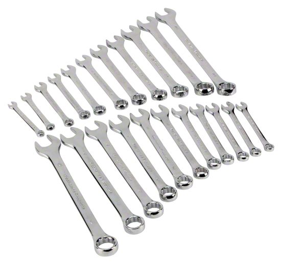 Universal AM 12-Point Angled Head Combination Wrench Set with Storage ...