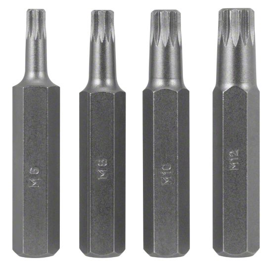 Universal AM 12-Point Metric Bit Set; 4-Piece Set - Free Shipping