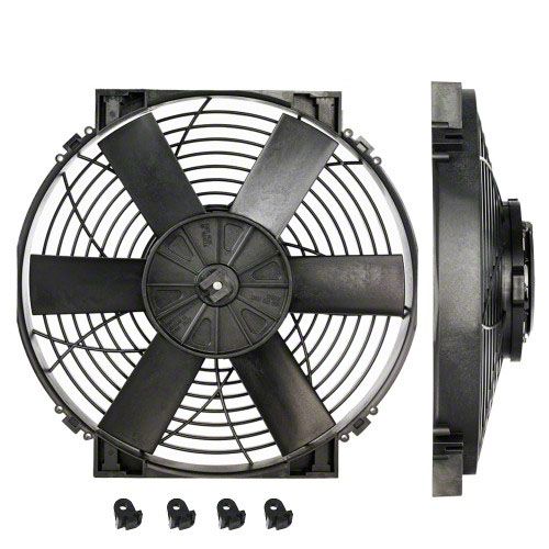 Davies Craig Mustang 14-Inch High Power Thermatic Electric Fan; 12-Volt ...