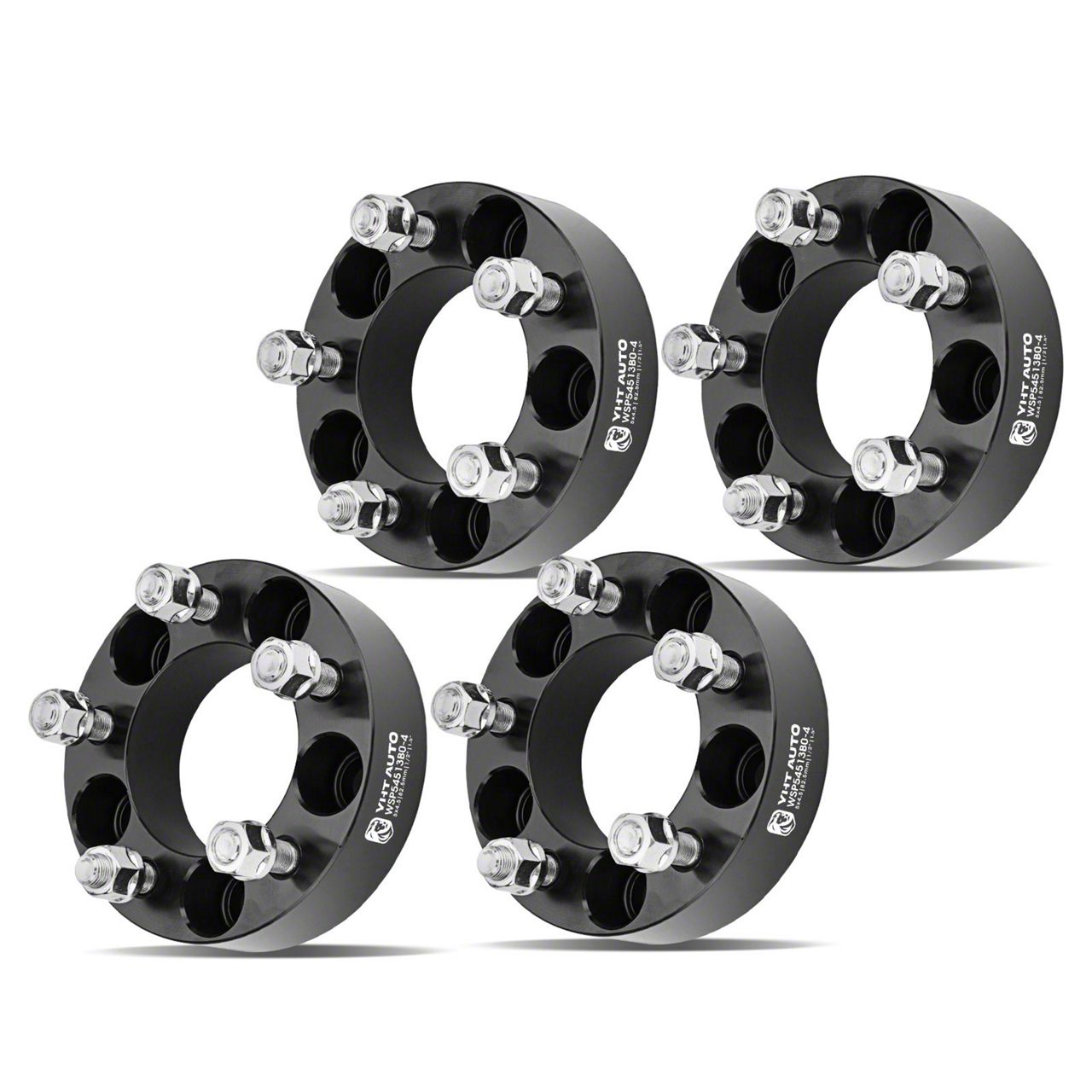Mustang 1.50-Inch 5-Lug Wheel Spacers; Black; Set of Four (94-14 ...