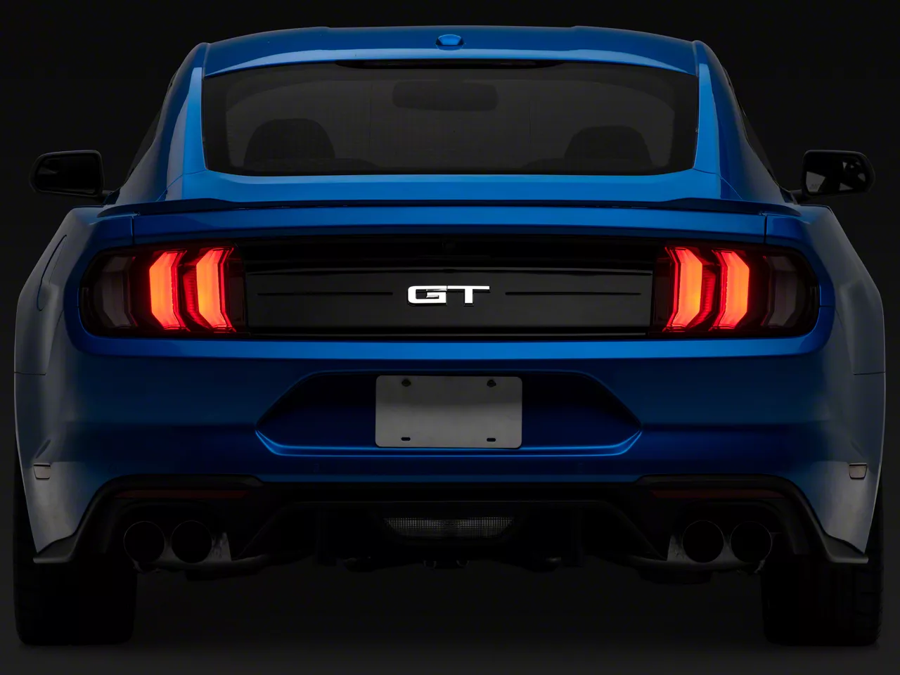 Mustang 2018 OE Style LED Sequential Tail Lights; Black Housing; Clear ...