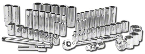 Universal AM 3/8-Inch Drive Mechanics Tool Set; 51-Piece Set - Free ...