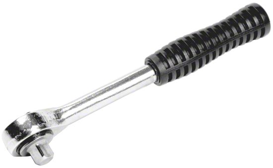 Mustang 3/8-Inch Drive Ratchet; Rubber Handle
