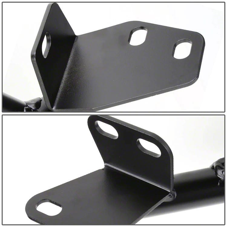 Mustang 3-Point Triangle Style Strut Tower Brace; Black (99-04 Mustang ...