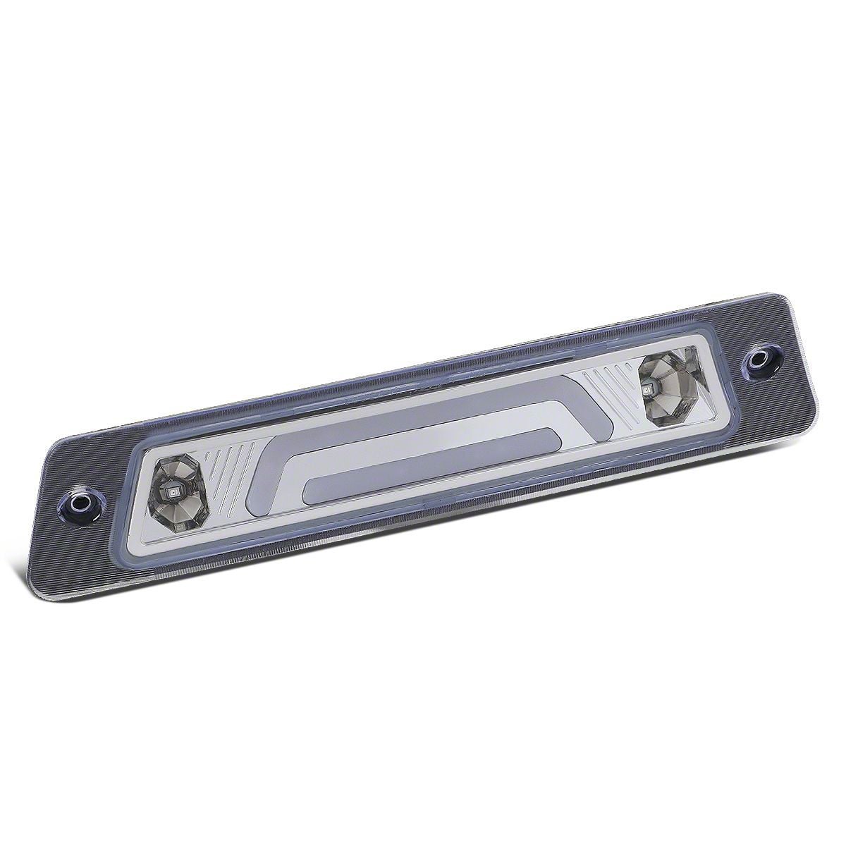 Mustang 3D LED Third Brake Light; Chrome (87-93 Mustang LX Hatchback w ...