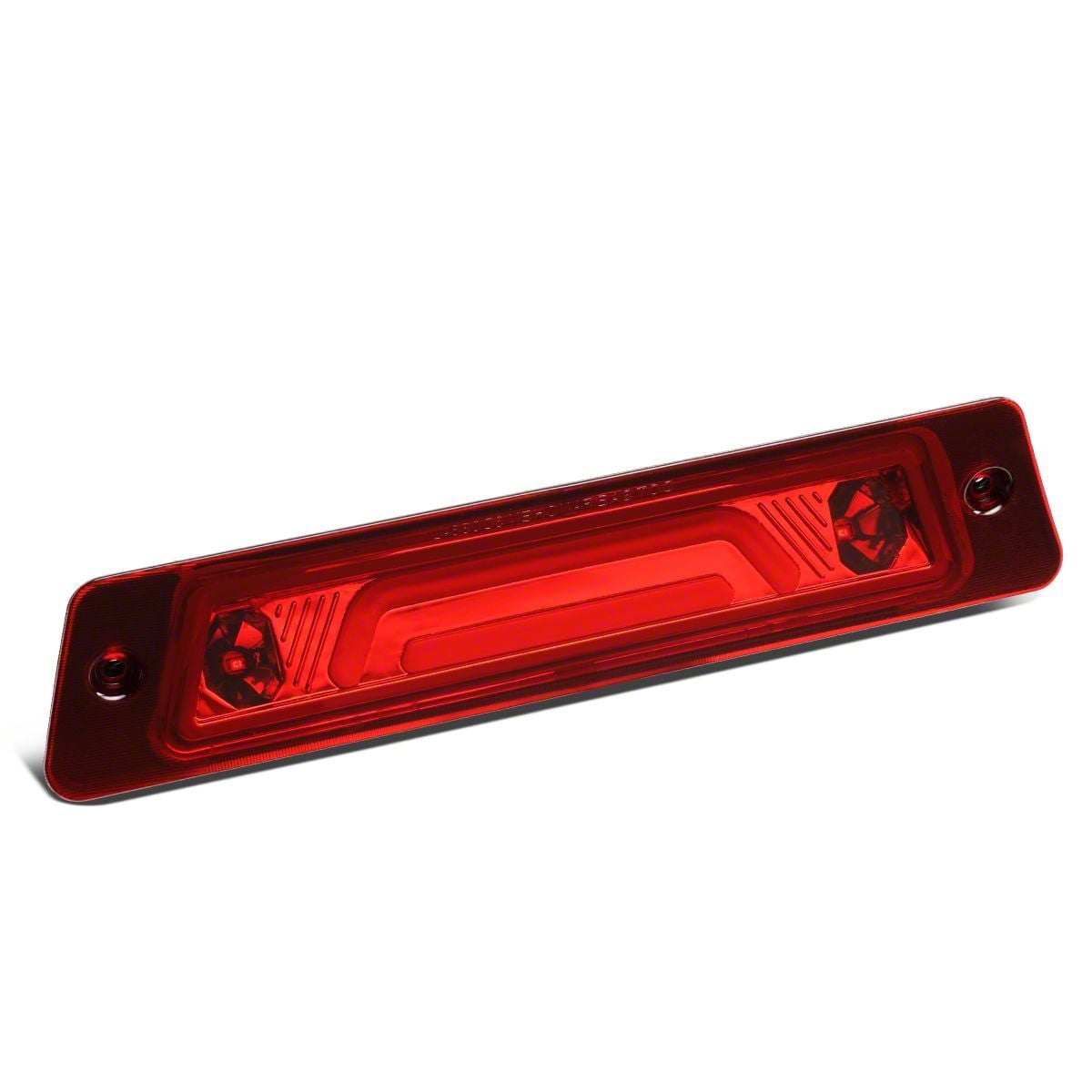 Mustang 3D LED Third Brake Light; Red (87-93 Mustang LX Hatchback w ...