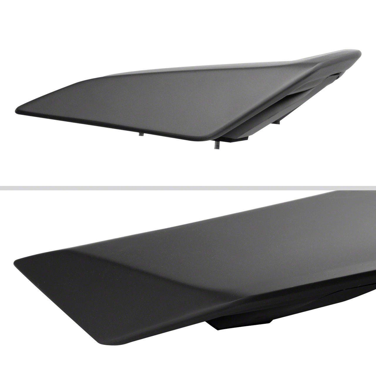 Mustang 4-Pedestal Style Rear Trunk Spolier Wing; Black (10-14 Mustang ...