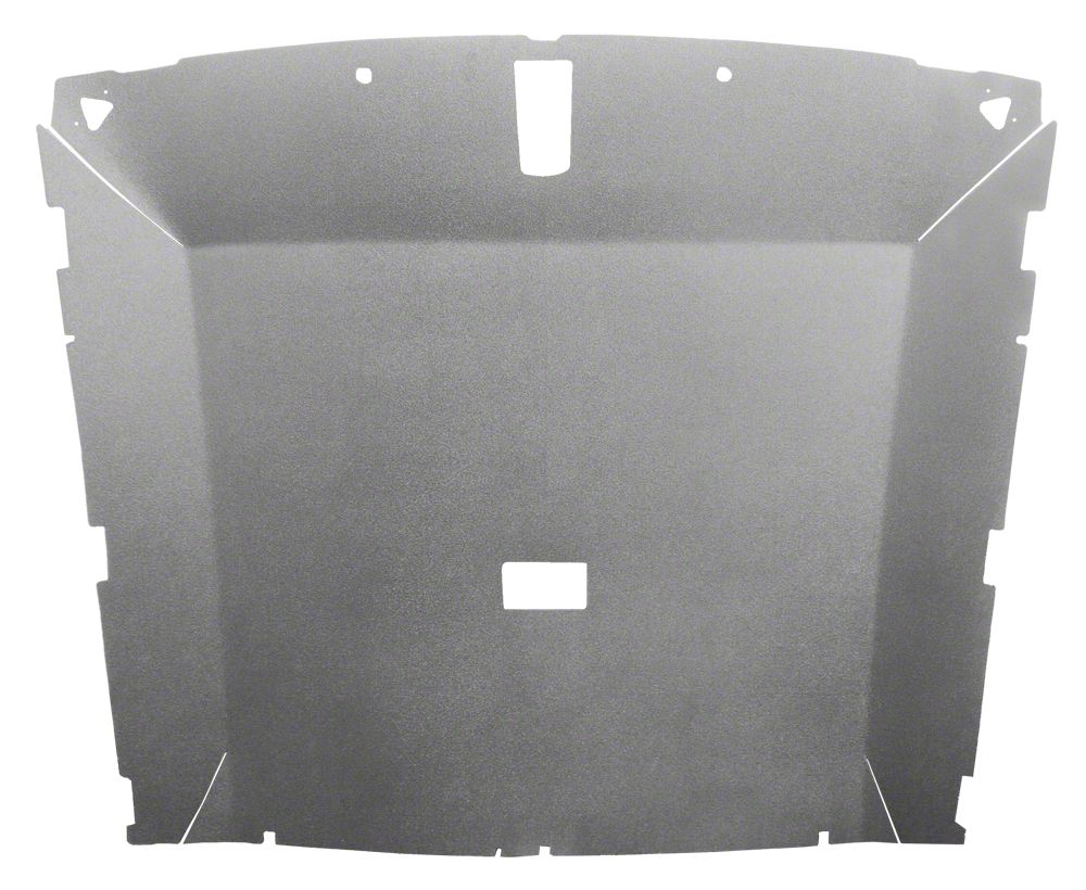 Mustang ABS Plastic Molded Headliner; Uncovered (85-93 Mustang Coupe w ...
