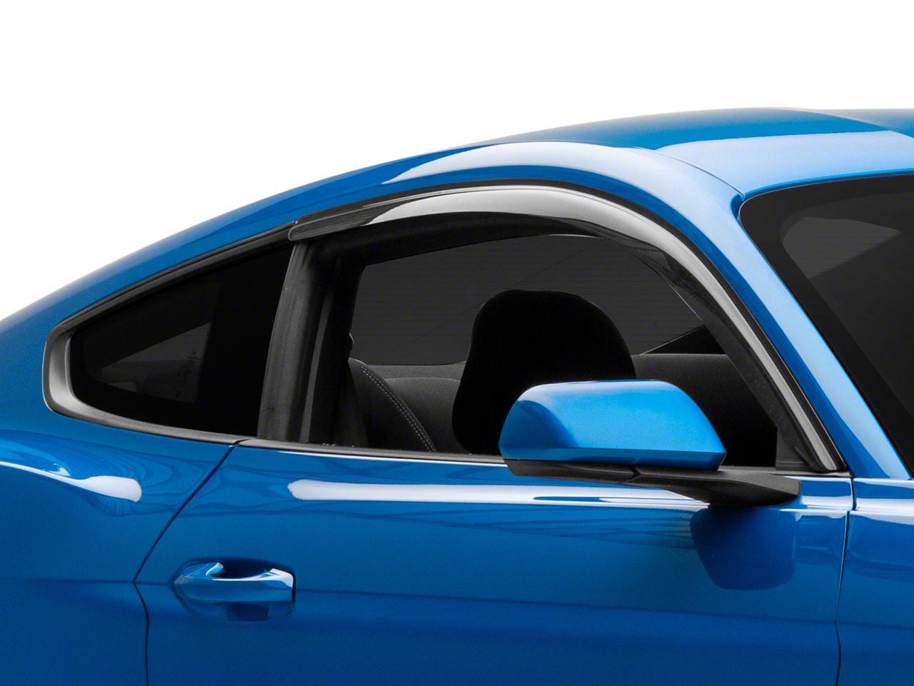 Mustang Acrylic Window Visors (15-23 Mustang Fastback) - Free Shipping