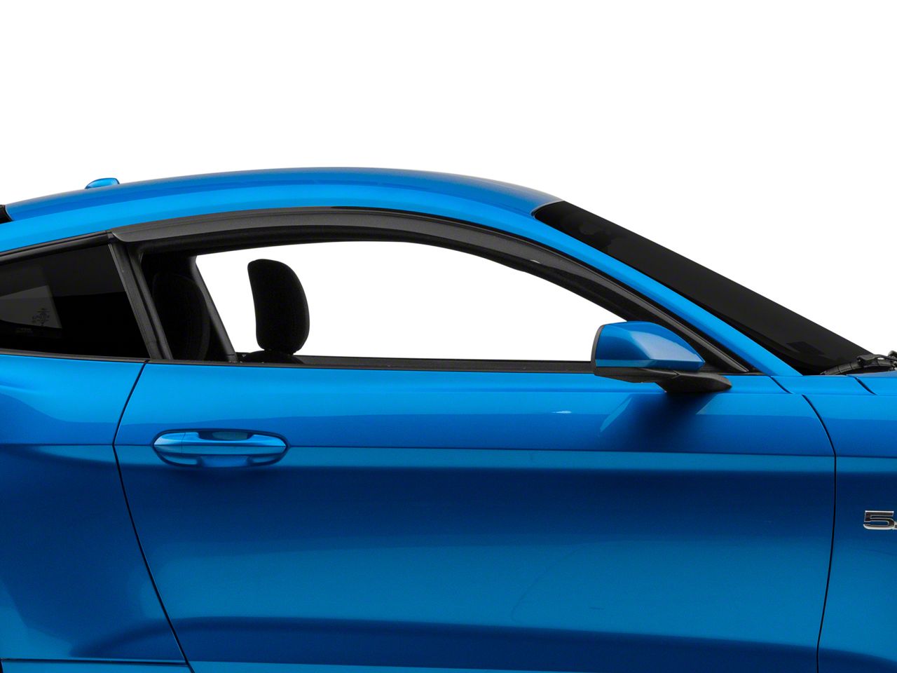 Mustang Acrylic Window Visors (15-23 Mustang Fastback) - Free Shipping