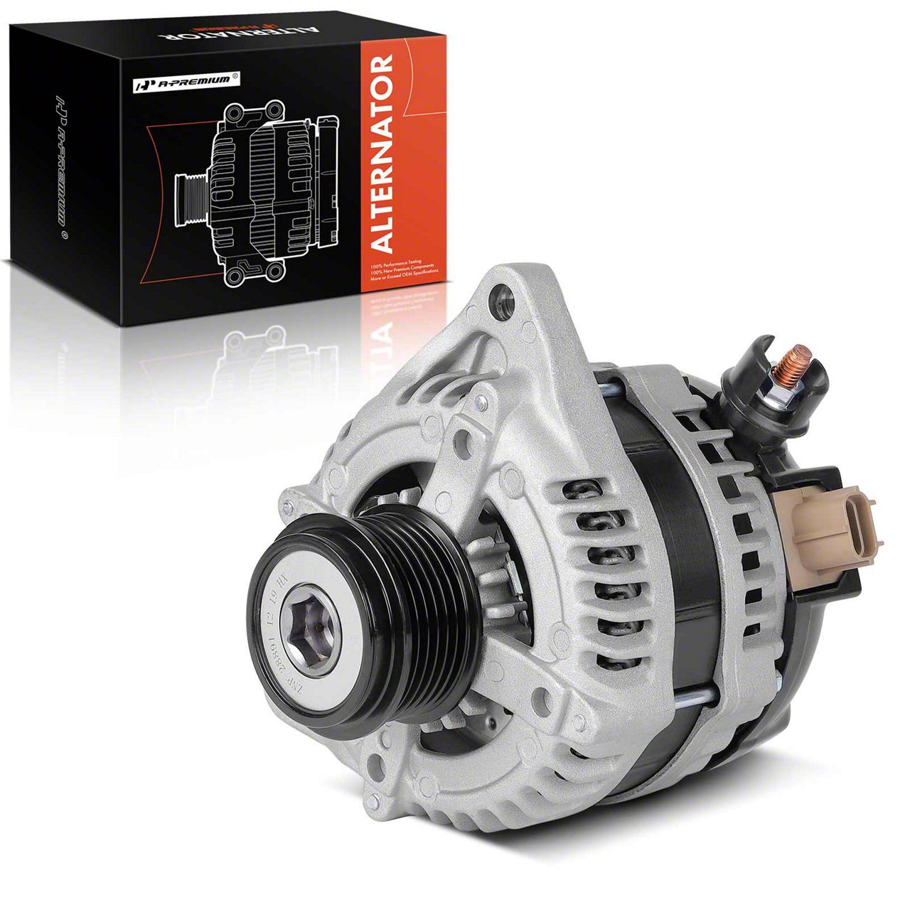 Mustang Alternator; 150 Amp (11-14 Mustang V6 w/ Manual Transmission ...