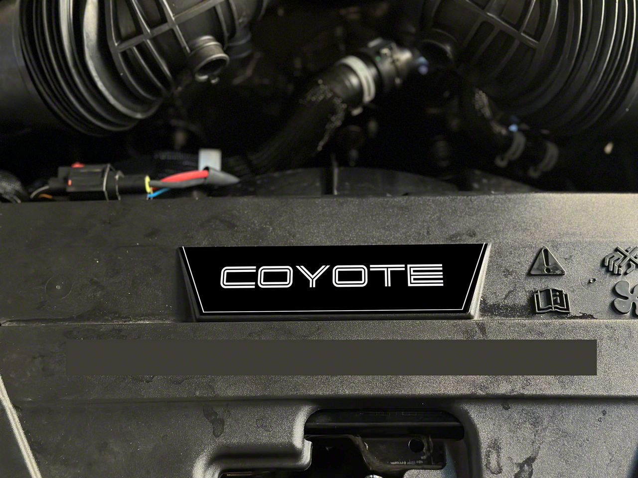 Mustang Aluminum Radiator Plate; Coyote (24-26 Mustang) - Free Shipping