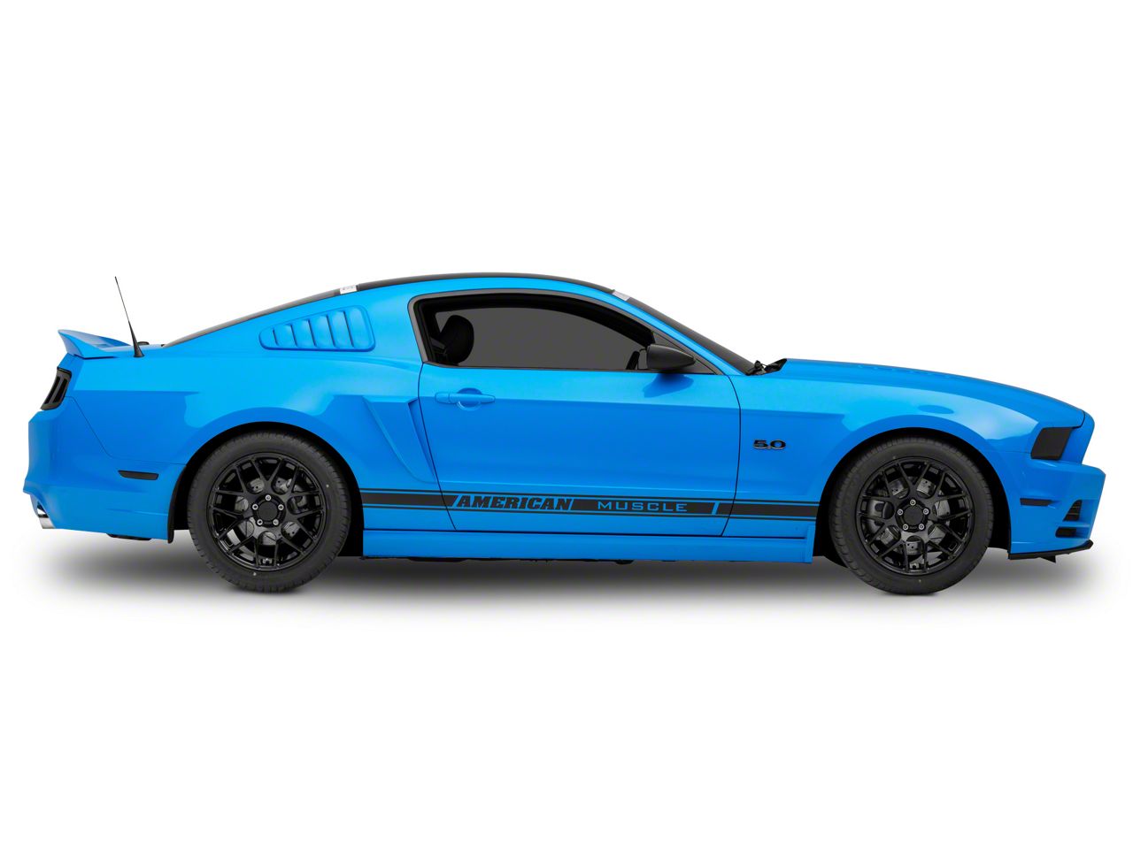 Mustang AMR Gloss Black Wheel; 18x8; 30mm Offset (10-14 Mustang ...