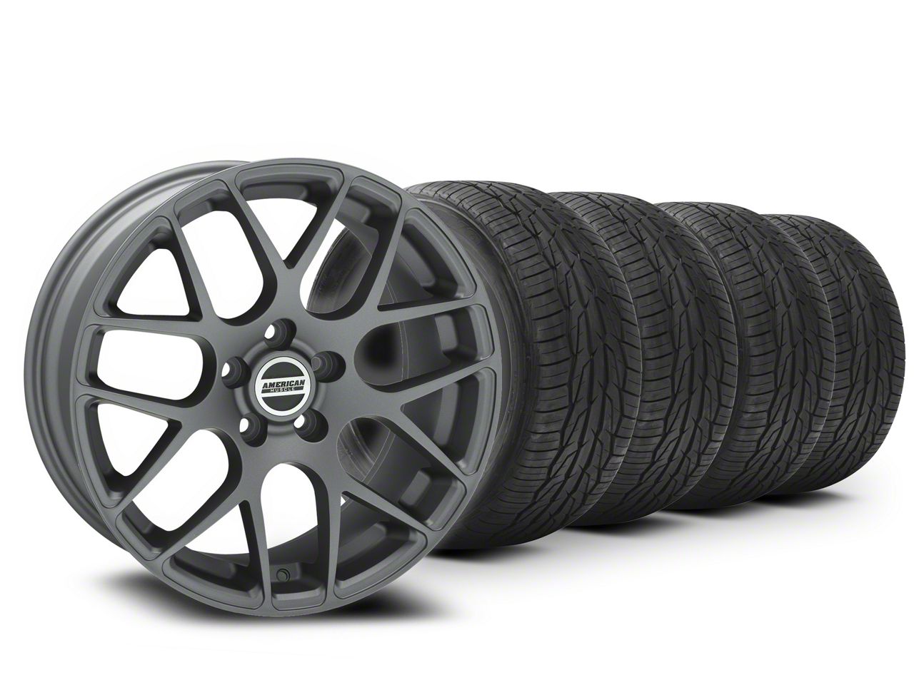 Mustang 18x9 AMR Wheel & Toyo All-Season Extensa HP II Tire Package (05 ...