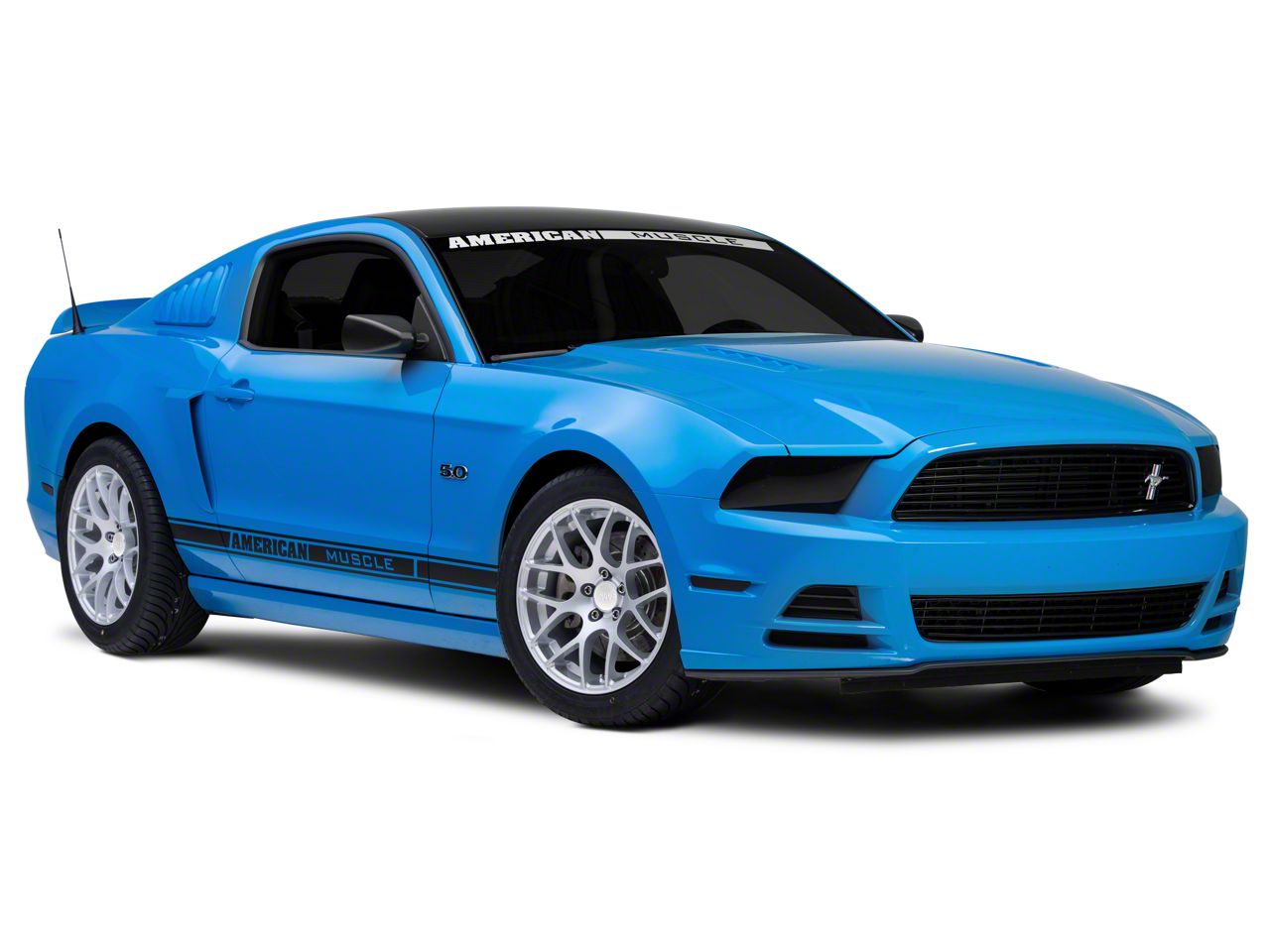 Mustang AMR Silver Wheel; 18x9 (10-14 Mustang, Excluding 13-14 GT500 ...