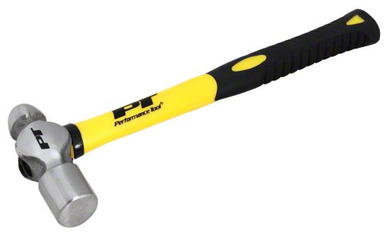 Universal AM Ball-Peen Hammer with Fiberglass Handle; 16-Ounce - Free ...