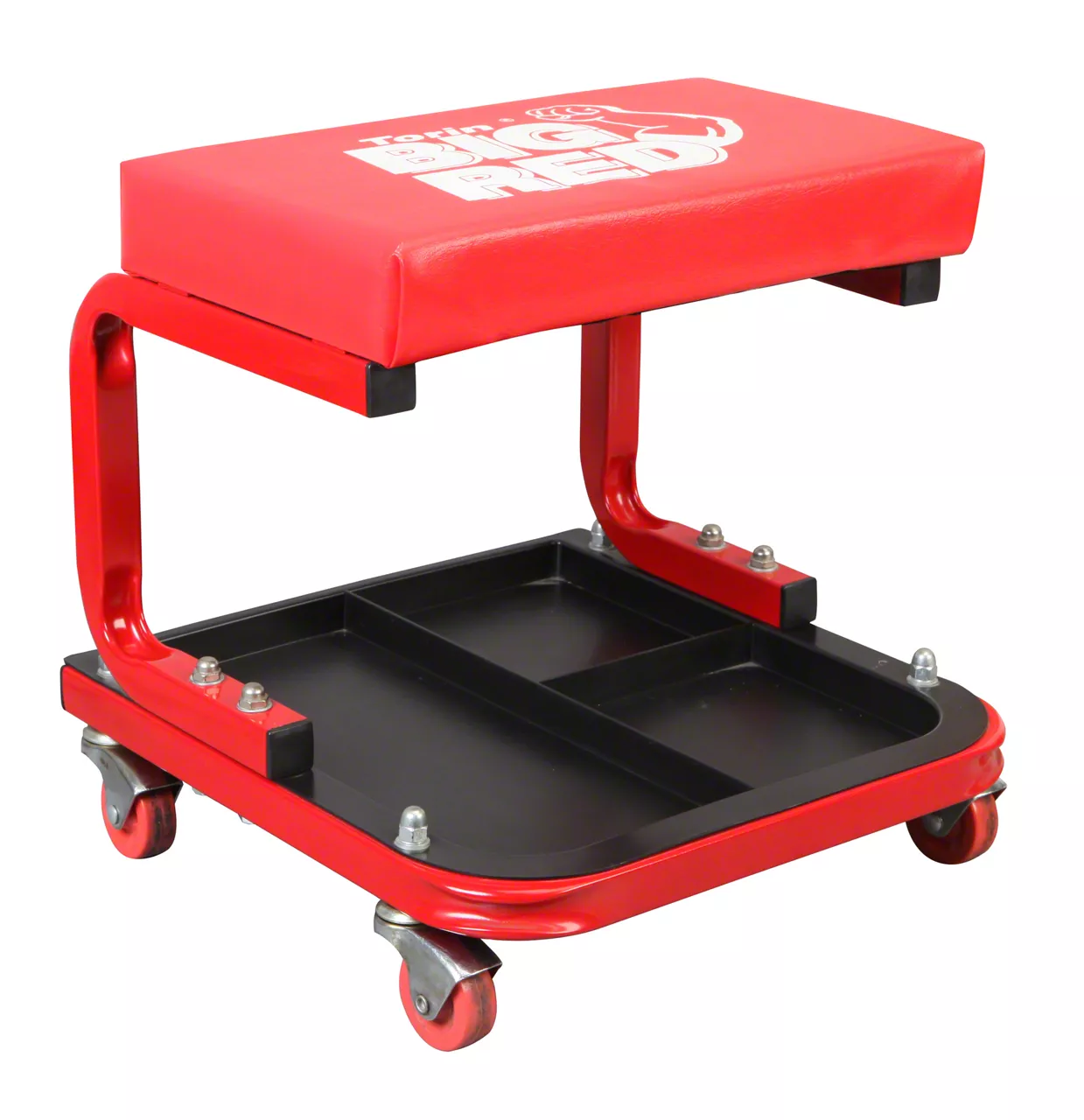Universal AM Big Red Rectangle Rolling Creeper Seat - Free Shipping