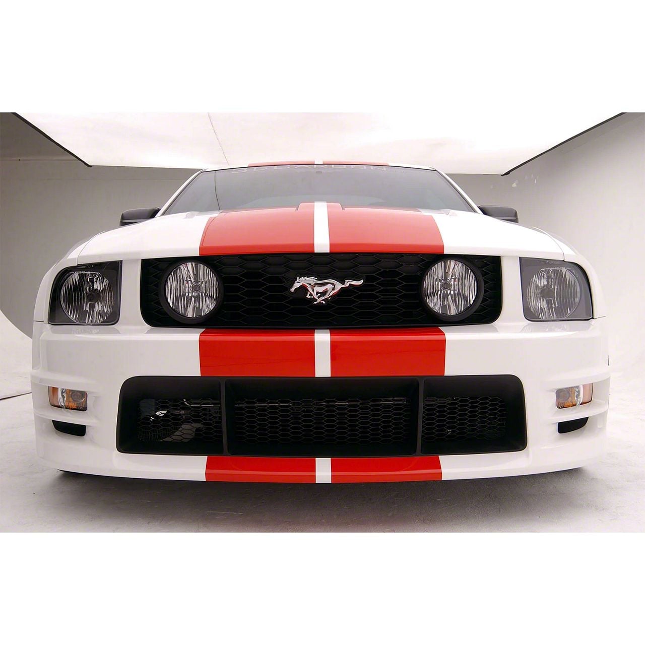 Mustang Boy Racer Front Fascia; Unpainted (05-09 Mustang GT, V6) - Free ...