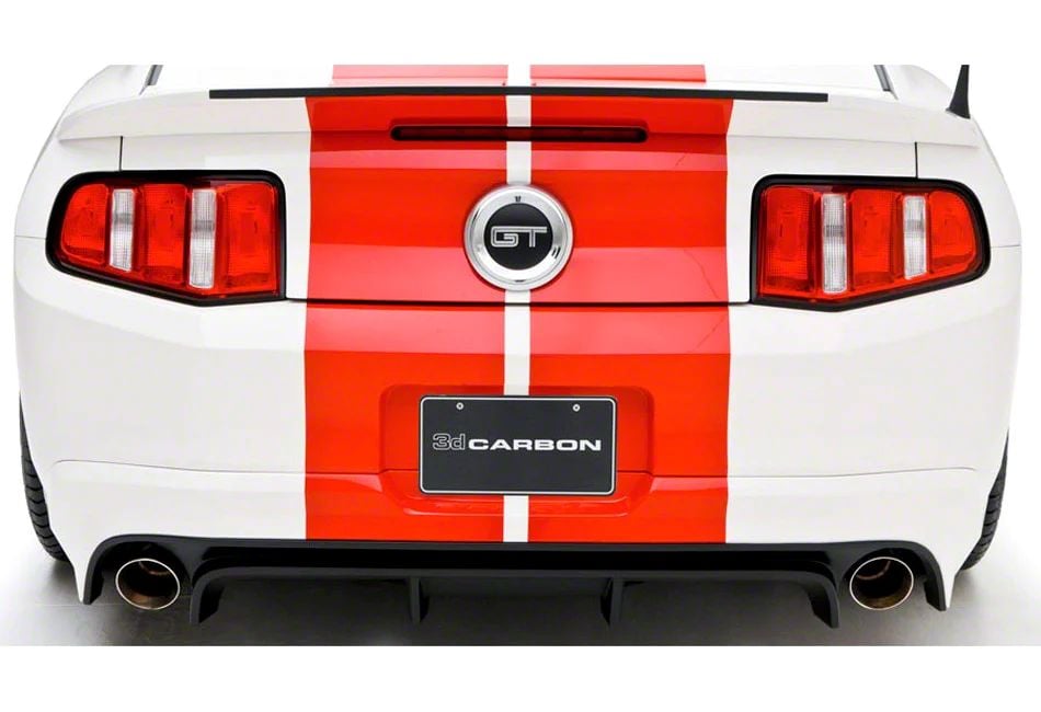 Mustang Boy Racer Rear Lower Valance; Unpainted (10-12 Mustang GT ...